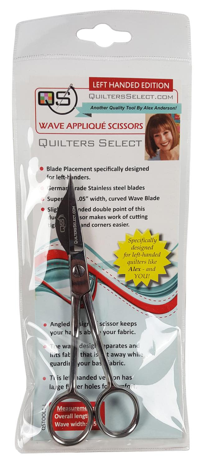 Quilters Select Wave Applique Scissors Left Handed